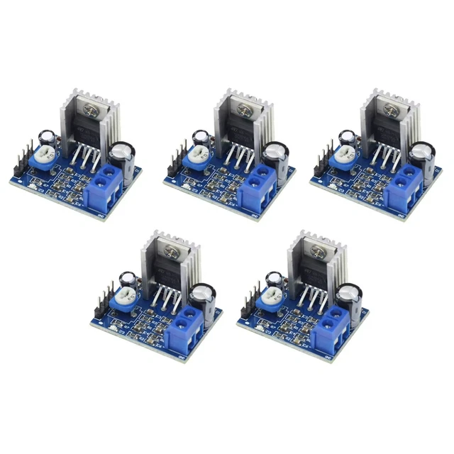 5PCS 18W MONO Power Amplifier Module Board 6-12V /w Overheat Protection ...
