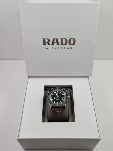 OROLOGIO SUBACQUEO DA uomo Rado Captain Cook Quadrante verde automatico ...