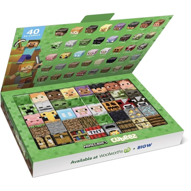 [FULL SET] WOOLWORTHS BigW 2025 Minecraft Cubeez, Have Not Been Made Into Cubes $64.90 - PicClick AU