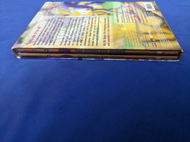 SONIC THE HEDGEHOG - The Complete Series (DVD, 2007, 4-Disc Set) 1993 ...