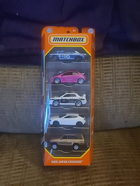 MATCHBOX 2024 MBX Japan Cruisers Pack de 5 - Honda Civic-Nissan Skyline ...
