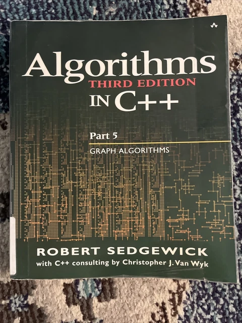 ALGORITHMS IN C++ Part 5 Pts. 5 : Graph Algorithms by Robert Sedgewick ...