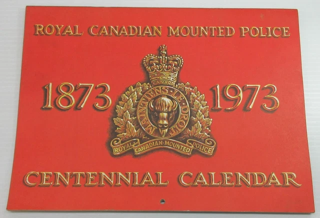 1973 RCMP ROYAL Canadian Mounted Police Calendar - pic uniforms $17.99 ...