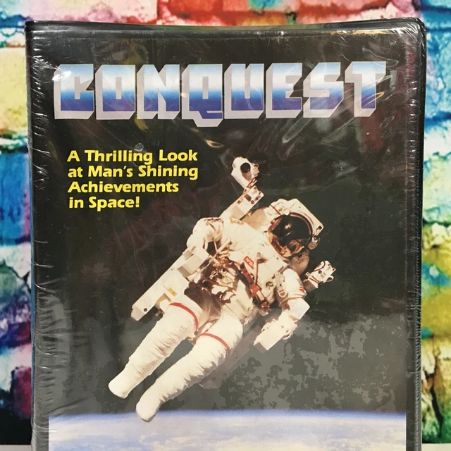 CONQUEST VHS HI-FI 2 Tapes MPI Home Video 1985 NASA Space Program Rare ...