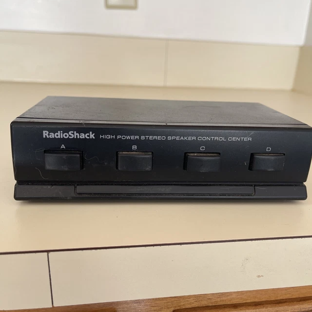 RADIO SHACK 4 Way Speaker Selector Switch Cat No 40-244 $14.99 - PicClick