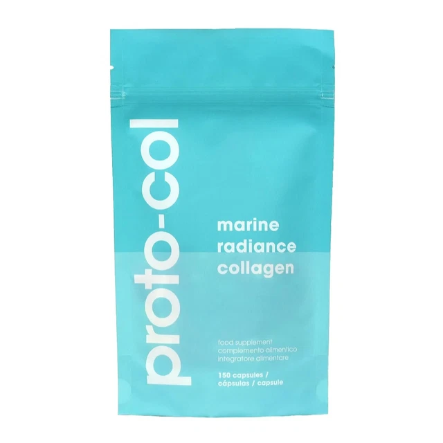 PROTO-COL MARINE RADIANCE Collagen 150 Capsules New & Sealed Exp:10/ ...