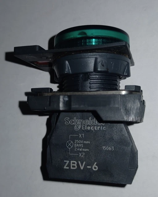 SCHNEIDER ELECTRIC PILOT Green Indicator Light Zbv-6, Light Module, Round, 2.4W $40.41 - PicClick AU