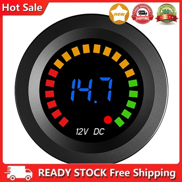 PANNELLO DISPLAY DIGITALE 5-36V LED Voltmetro Tensionemetro per Auto ...