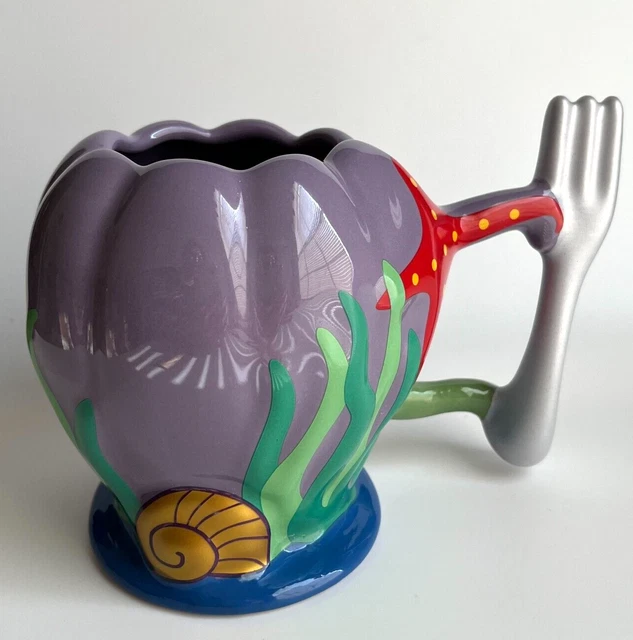 DISNEY PARKS PRINCESS Ariel Dinglehopper Little Mermaid Sculpted Mug £ ...