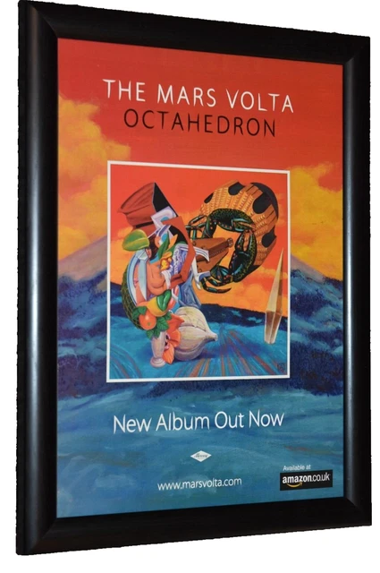 THE MARS VOLTA band encadré A4 octaèdre 2009 SINGLE promo original ...