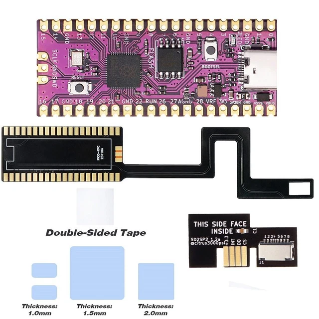 ERSATZTEILE PICOBOOT-KIT UNIVERSAL Mikrocontroller-Platine Raspberry Pi Board EUR 11,38 ...