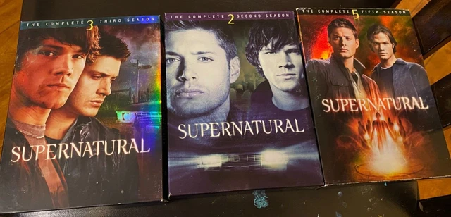 SUPERNATURAL TV SERIES DVD Lot: Complete Seasons 2,3 & 5 Box Sets £9.91 ...