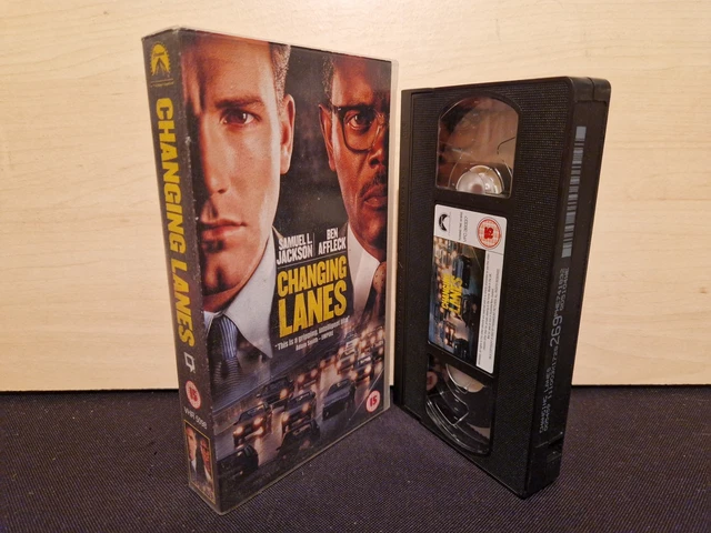 CHANGING LANES - Samuel L. Jackson - Ben Affleck - PAL VHS Video Tape ...