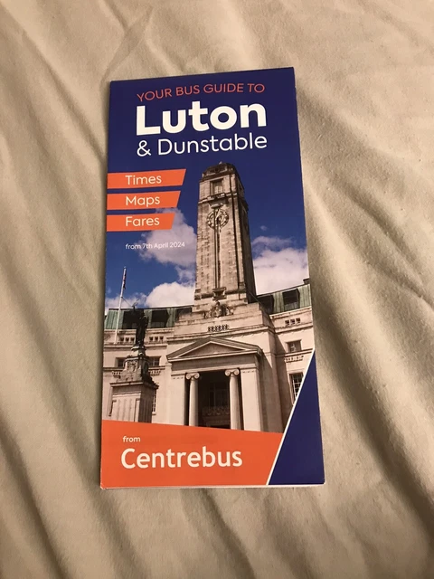 CENTREBUS LUTON AND Dunstable Bus Guide £3.00 - PicClick UK