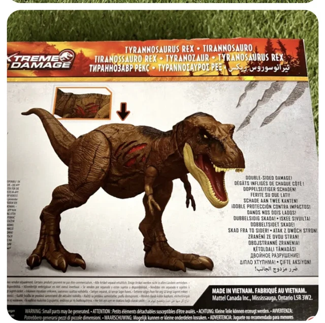 JURASSIC WORLD DOMINION Extreme Damage Tyrannosaurus Rex Dinosaur ...