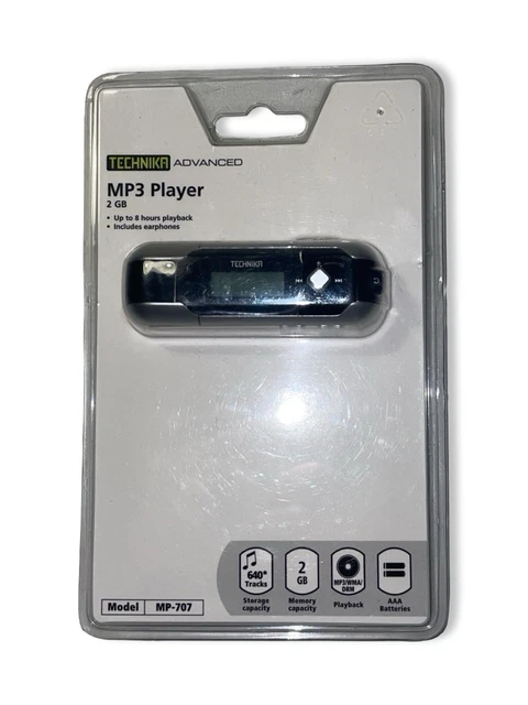 VINTAGE TECHNIKA ADVANCED 2GB MP3 Player MP-707 8 Hours Playback £12.00 ...