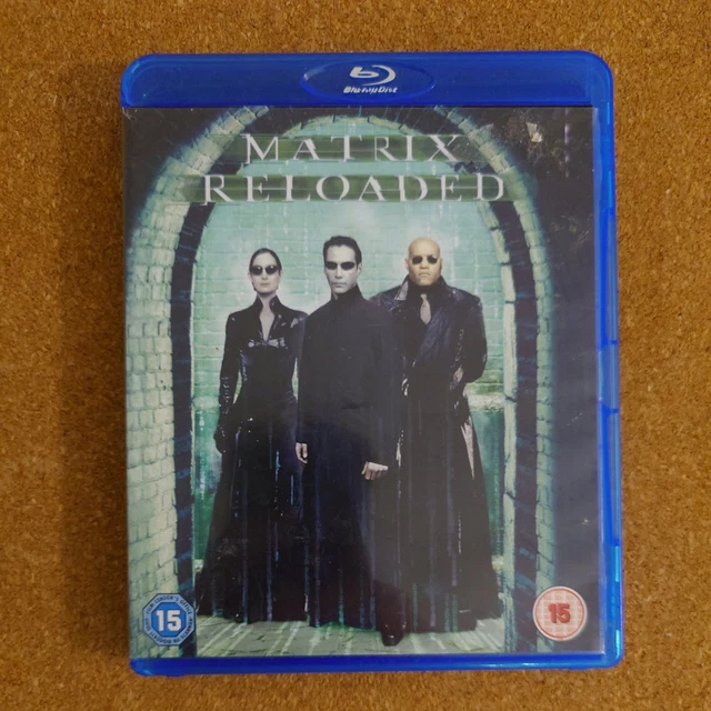 MATRIX RELOADED BLU-RAY (2008) Keanu Reeves, Wachowskis (DIR) cert 15 £ ...
