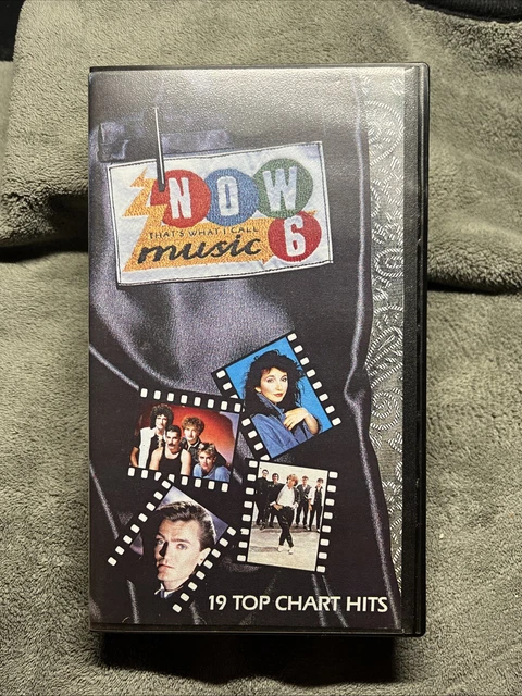 NOW THAT’S WHAT I Call Music 6! Original VHS Video Cassette Tape Album ...