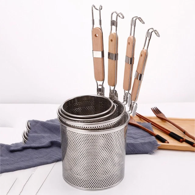 LO MEIN HOT Pot Cooking Tools Strainer Basket Colander Strainer Spoon ...