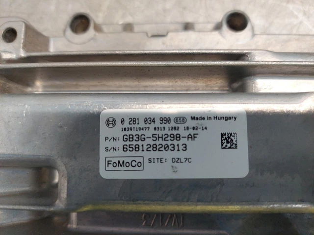 FORD RANGER ECU GB3G-5H298-AF Mk3 T6 Adblue Nox Control Module ECU 16 ...