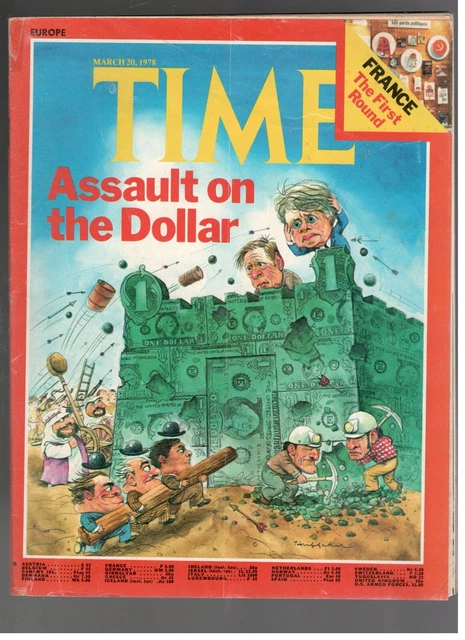 JIMMY CARTER ASSAULT On The Dollar Time Magazine 1978 March 20 EUR 36 ...