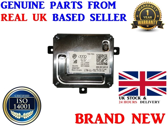 LED DRL DAYTIME Running Lights Control Unit Module Ballast 4G0907697D ...