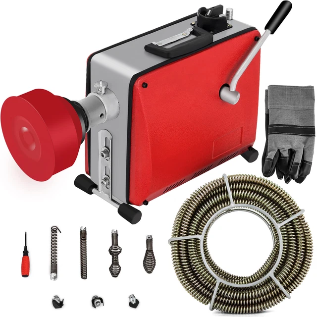 VEVOR PIPE CLEANING machine 400W pipe cleaner drain clean pipe cleaning ...