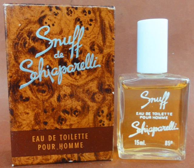 MINIATURE DE PARFUM SCHIAPARELLI Snuff edt pour homme 15ml pleine ...