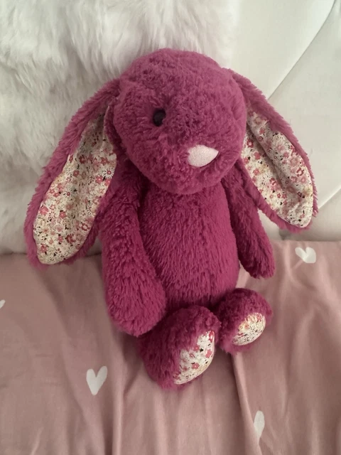 RATE AND RETIRED Jellycat Medium Blossom Rose Bashful Bunny £59.98 ...