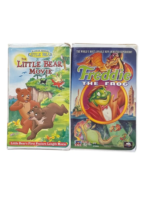 THE LITTLE BEAR Movie Freddie The Frog VHS Children’s Animated Rated G ...