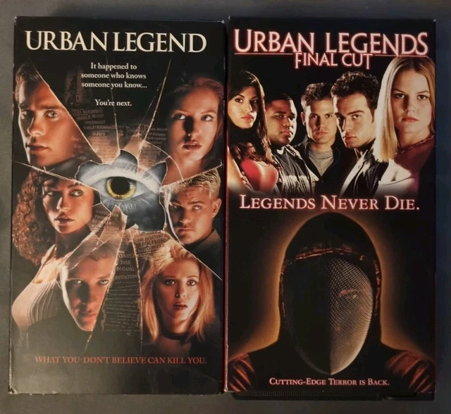 URBAN LEGEND & Urban Legends Final Cut VHS Horror Slasher 1 & 2 £10.49 ...