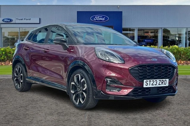 2023 FORD PUMA 1.0T EcoBoost MHEV Vivid Ruby Edition SUV 5dr Manual SUV ...