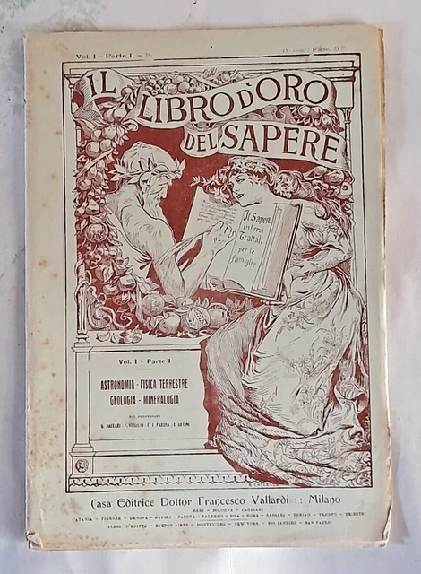 IL LIBRO D'ORO DEL SAPERE-ASTRONOMIA-FISICA TERRESTRE-MINERALOGIA ...