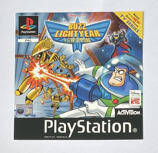 BUZZ LIGHTYEAR OF Star Command PAL PlayStation PS1 Front Cover Box Art ...