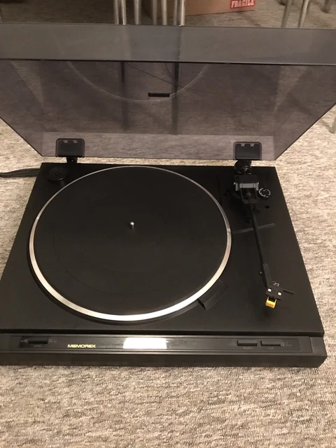 MEMOREX LAB-450 TURNTABLE Hifi Separate Record Player Deck Black £39.50 ...