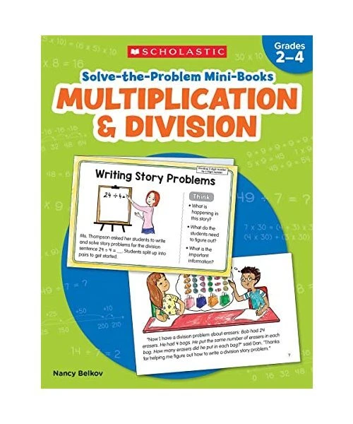 SOLVE-THE-PROBLEM MINI BOOKS: Multiplication & Division: 12 Math ...