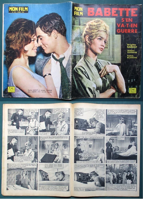 BRIGITTE BARDOT MON Film N° 675 Avril 1960 Babette S'en Va-T-En Guerre ...