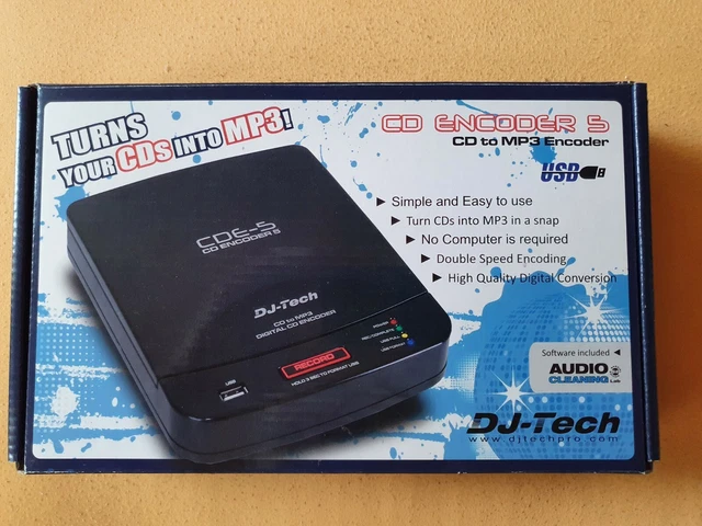 DJ-TECH CD ENCODER / CD to MP3 Encoder EUR 16,39 - PicClick DE