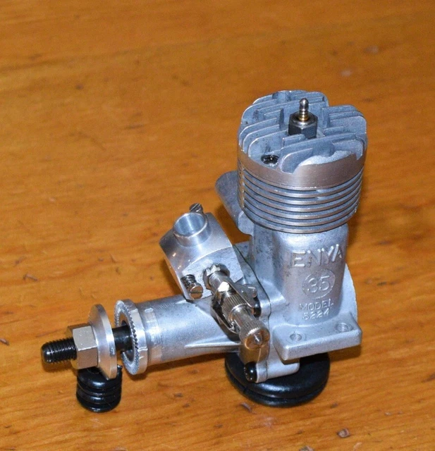 1966 ENYA 35 RC model airplane engine .35 vintage radio control glow ...