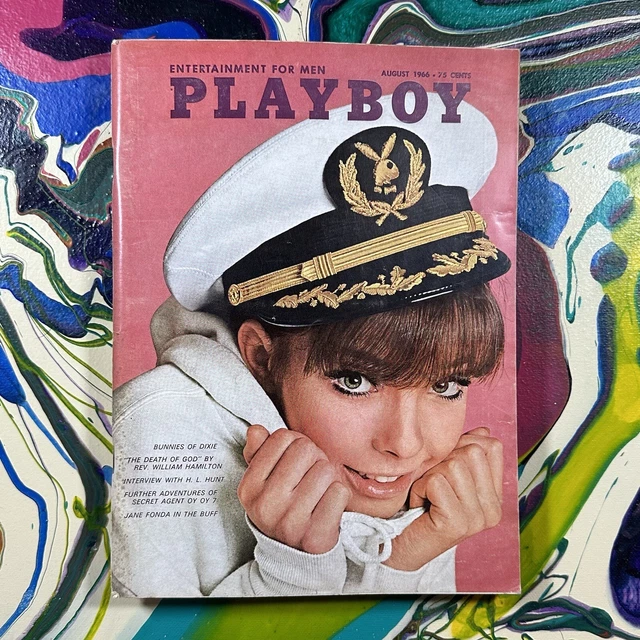 PLAYBOY MAGAZINE AUGUST 1966 Playmate Susan Denberg Bunnies of Dixie ...