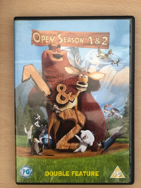 OPEN SEASON 1 & 2 double feature DVD Rating PG Children Movies pre ...