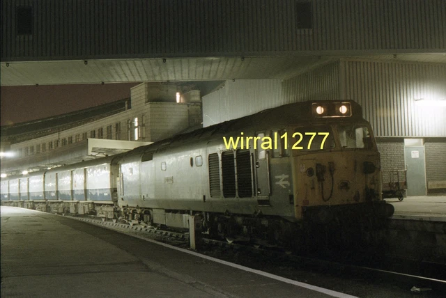 ORIGINAL RAILWAY PHOTOGRAPHIC negative Class 50 50013 at Bristol £2.50 ...
