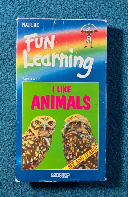 NATURE FUN LEARNING, I like Animals VHS £5.18 - PicClick UK