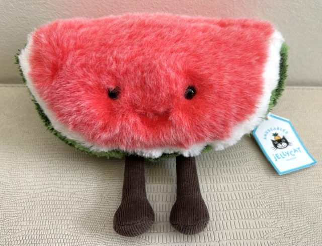 🍉NEW WITH TAGS Jellycat Small Amuseable Watermelon 🍉 £36.99 - PicClick UK