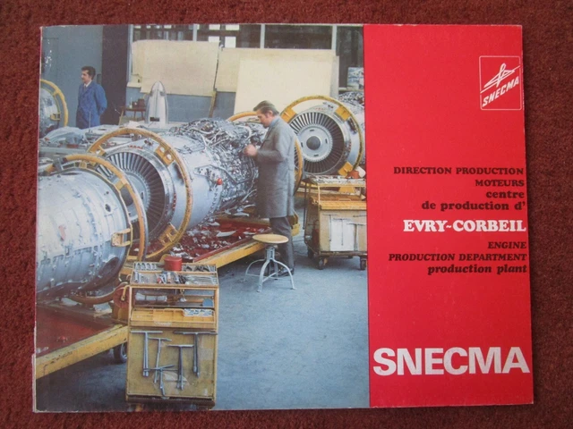 1973 SNECMA EVRY-CORBEIL Production Aviation Engine Atar Cf6 Engine ...