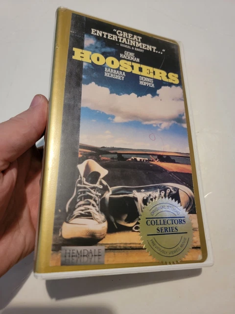 HOOSIERS (VHS) 1986 Gene Hackman, Barbara Hershey, Dennis Hopper ...