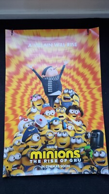 MINIONS, THE RISE of Gru Original One Sheet cinema poster £15.00 ...