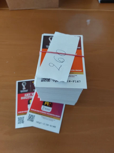 PANINI LOTTO 260 Card Adrenalyn Qatar 2022 Codici Digitali £1.41 ...