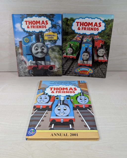 THOMAS & FRIENDS Annuals Bundle 2001, 2006, 2007 Thomas The Tank Engine ...