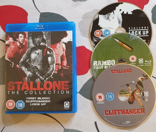 THE STALLONE COLLECTION Blu-Ray - First Blood Cliffhanger Lock Up (Sylvester) EUR 9,49 - PicClick IT